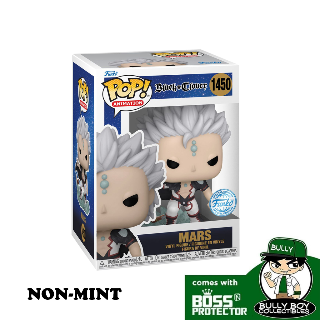 Funko POP! Animation: Black Clover - Mars 1450 FSE NON-MINT With Boss ...