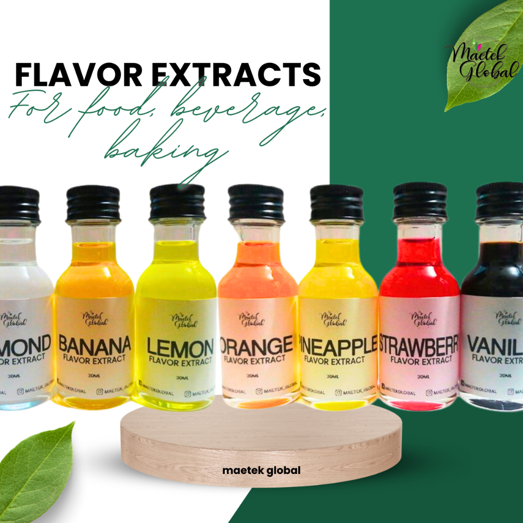 Flavor Extracts For Food, Beverages, Baking, etc. | Shopee Philippines