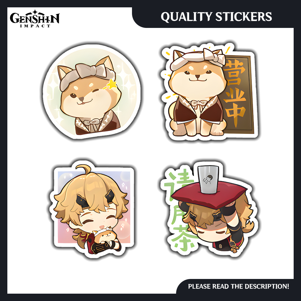 Thoma HEYTEA Collab - Genshin Impact Emoji Stickers | Shopee Philippines