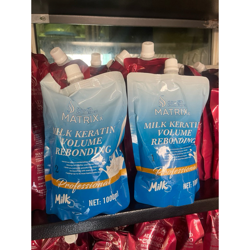 MATRIX MILK KERATIN VOLUME REBONDING PROFESSIONAL SET 1000ml | Shopee ...