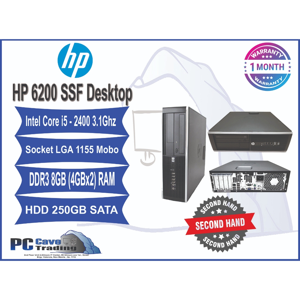 Hp 6200 SFF Desktop Unit | Shopee Philippines