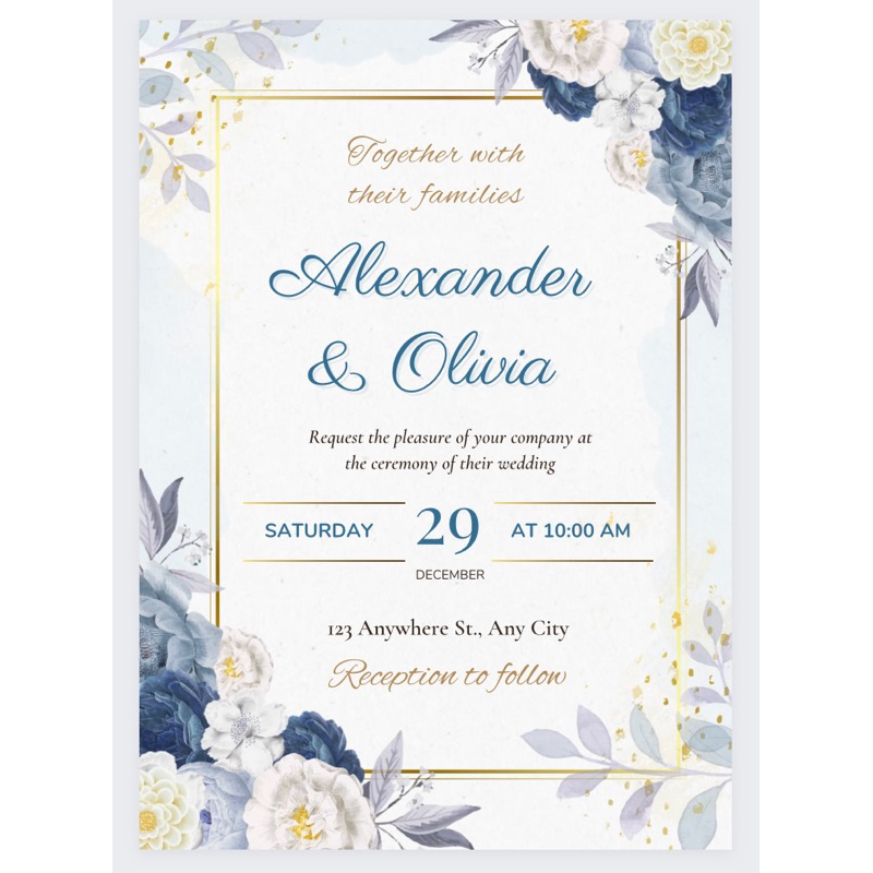 wedding invitation card 4R | Shopee Philippines