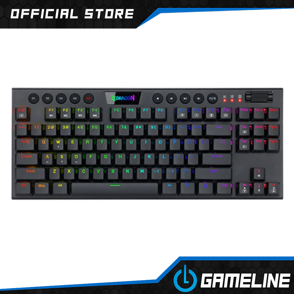 Redragon K622 Horus Wired TKL RGB Mechanical Keyboard - Black [Red ...