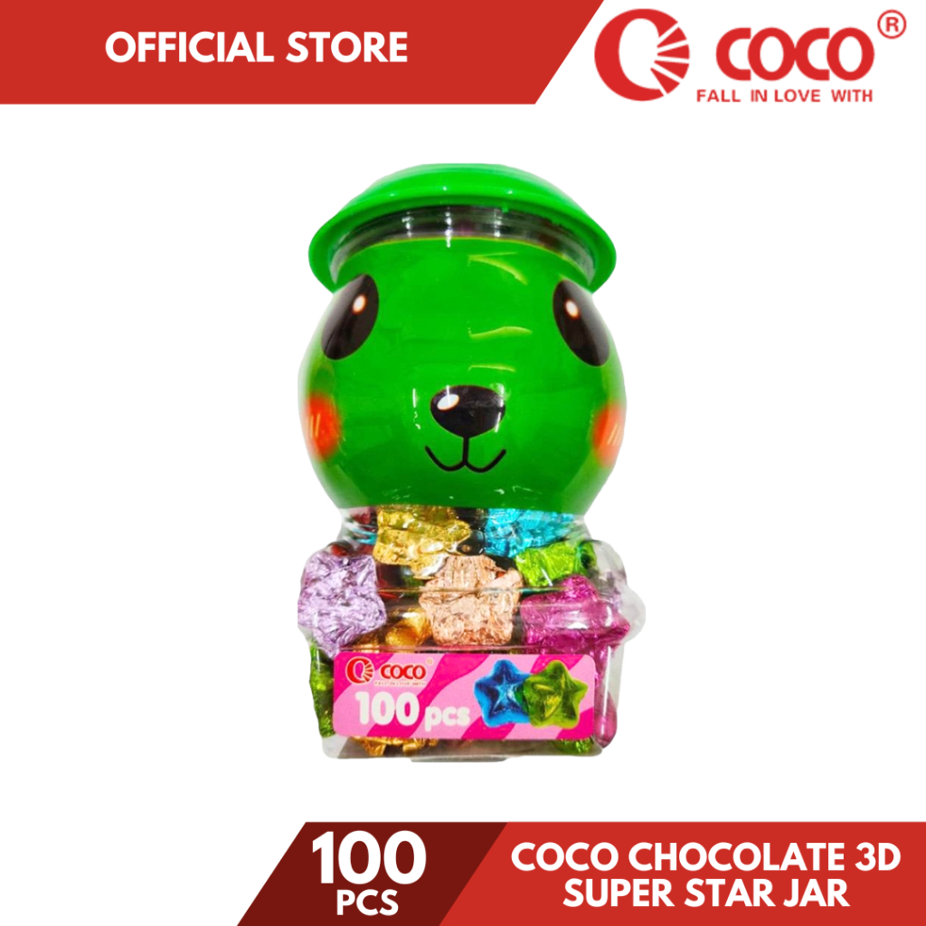 COCO Chocolate 3D Super Star Jar | Shopee Philippines
