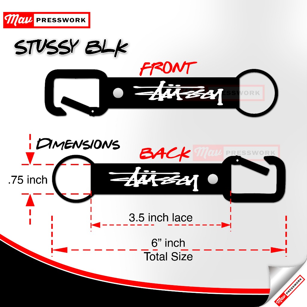 STUSSY Keylace / Keychain / Keyholder / Lace | Shopee Philippines