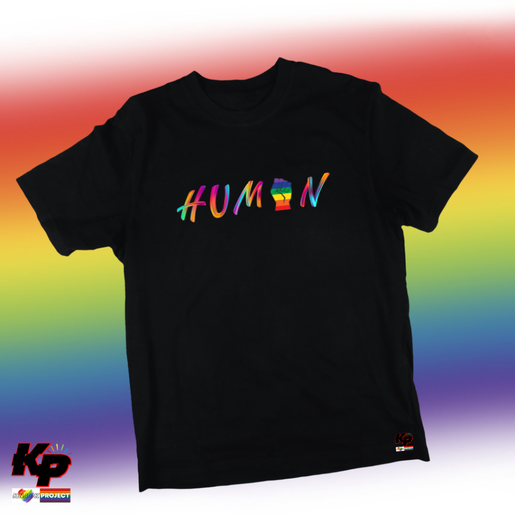 HUMAN - Pride Shirt | Knack Project | Shopee Philippines