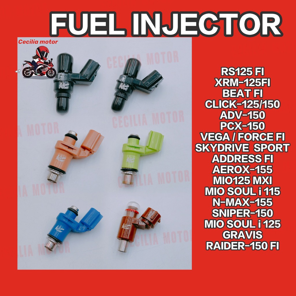 Motorcycle Fuel Injector RS125 FI/XRM125FI/BEAT FI/CLICK/ADV150/PCX ...