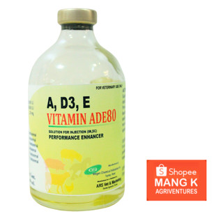 Vitamin ADE 80 100 ml | Performance Enhancer | Injectable for Animals ...