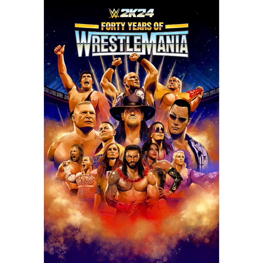 WWE 2k24 Posters PS4 PS5 Games Poster Laminated Posters Wall ...