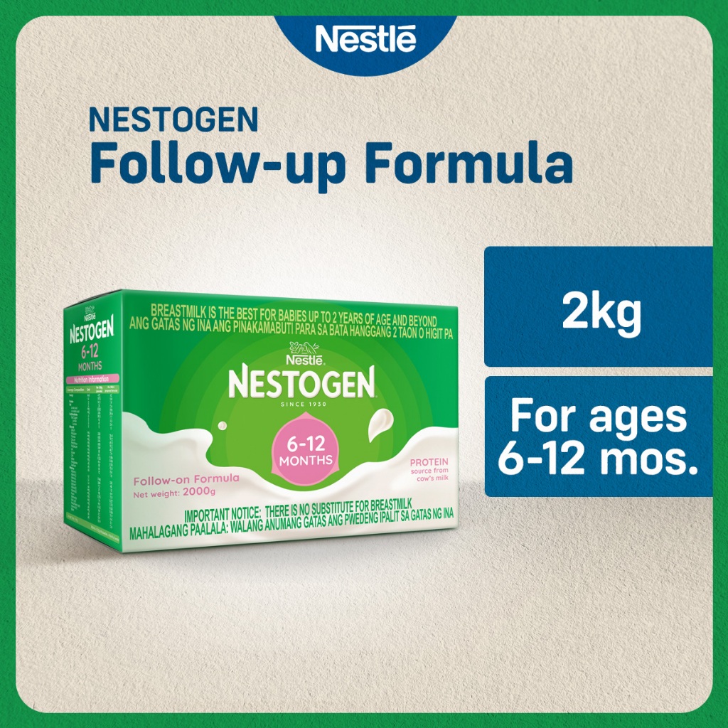 NESTOGEN 6-12 Months Follow-up Formula 2kg | Shopee Philippines