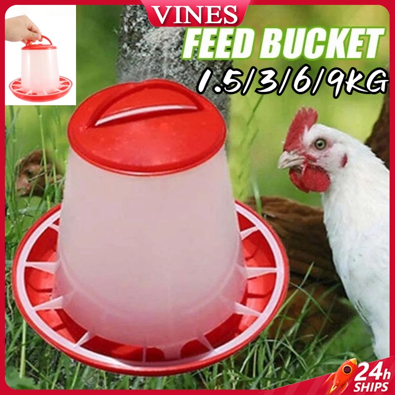Automatic Chicken Feeder Fowl Chicken Poultry Farming Breeding Food ...