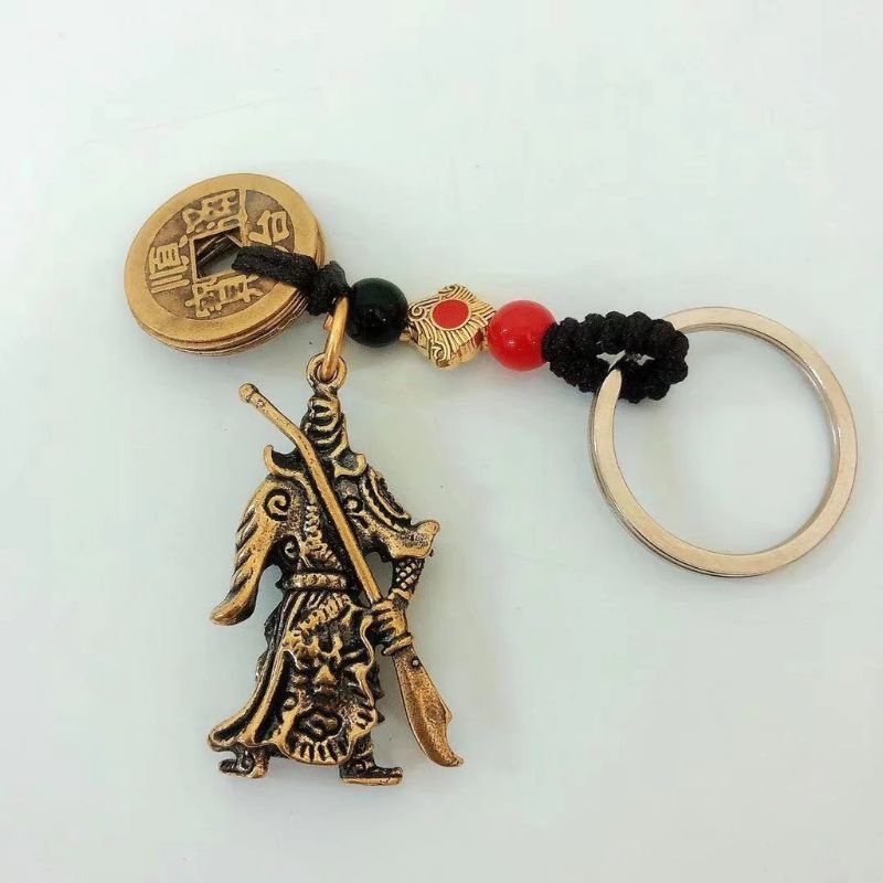 Santiago Keychain Guan Gong Keychain Protection Fengshui KuanKung Kwan ...