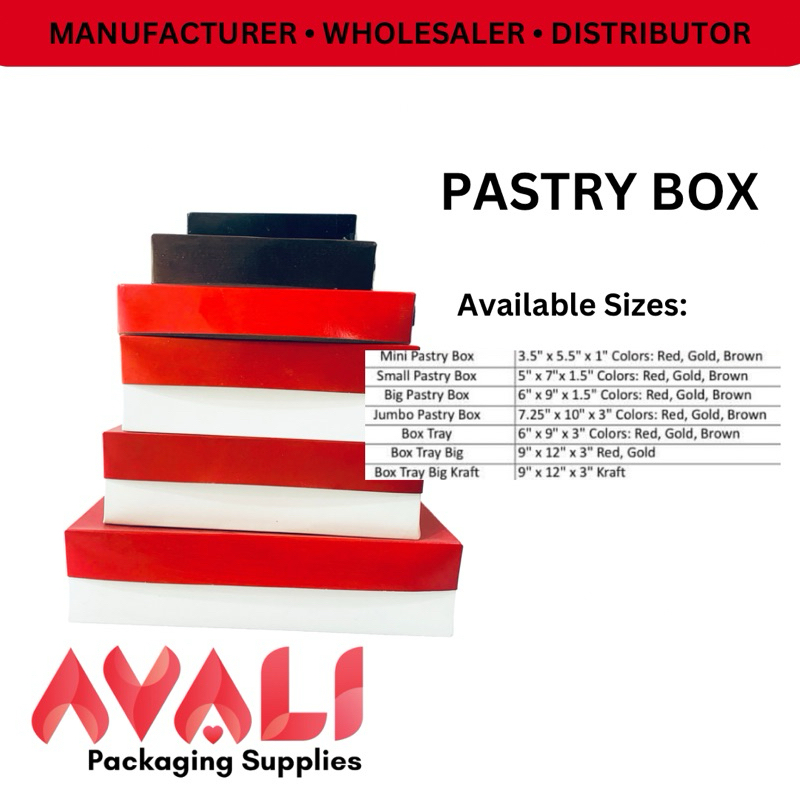 PASTRY BOX 20pcs./pack | Shopee Philippines