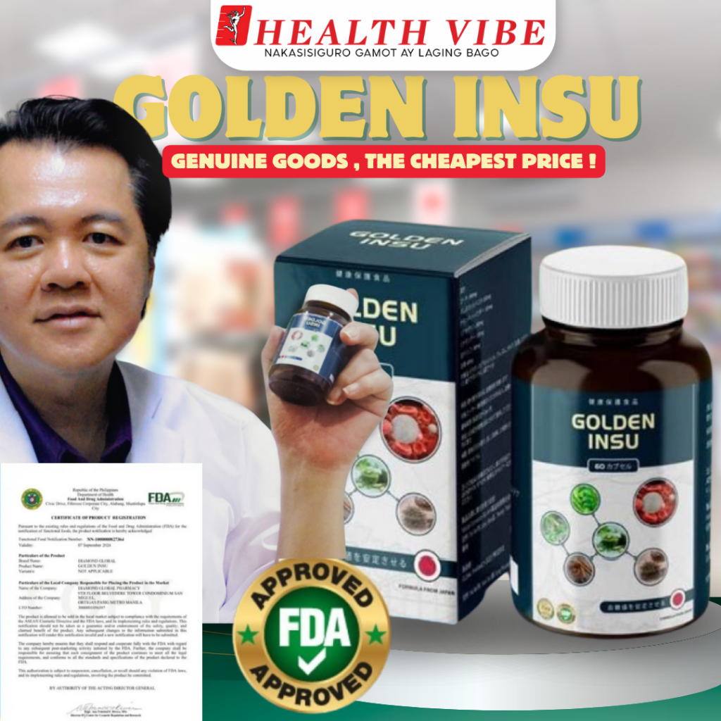[LEGIT] Golden Insu for diabetes | 60 Capsules Japan | Daily Diabetic ...