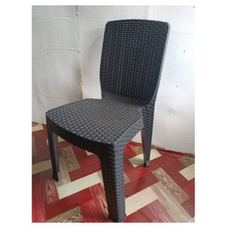 FUSON Plastic Rattan chairs and table | Shopee Philippines