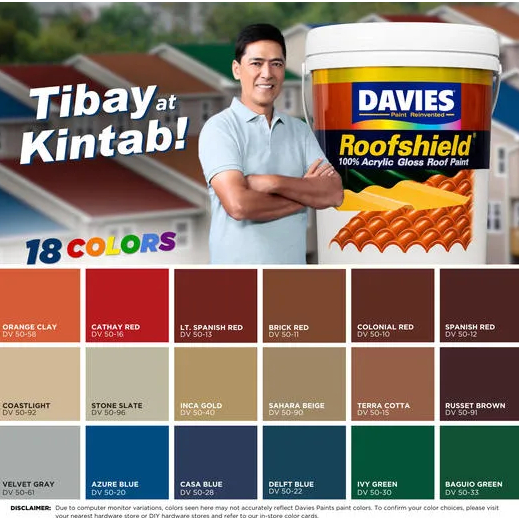 Davies Roofshield Roofing Paint - (4L/GAL) | Shopee Philippines
