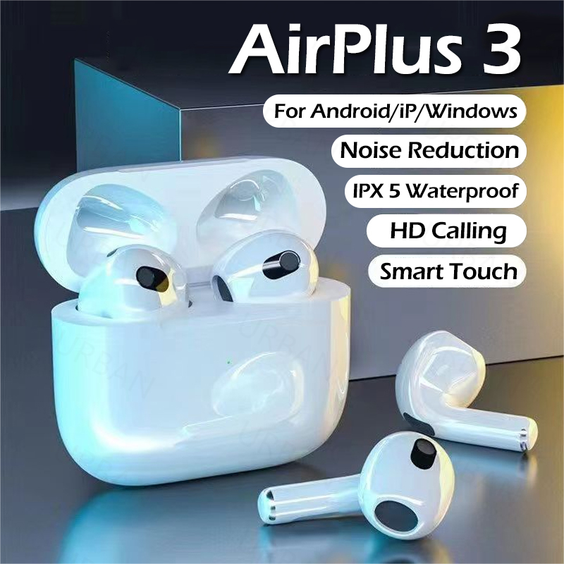 TWS Bluetooth Earphones AirPlus 3 Intelligent Noise Reduction with Mic ...