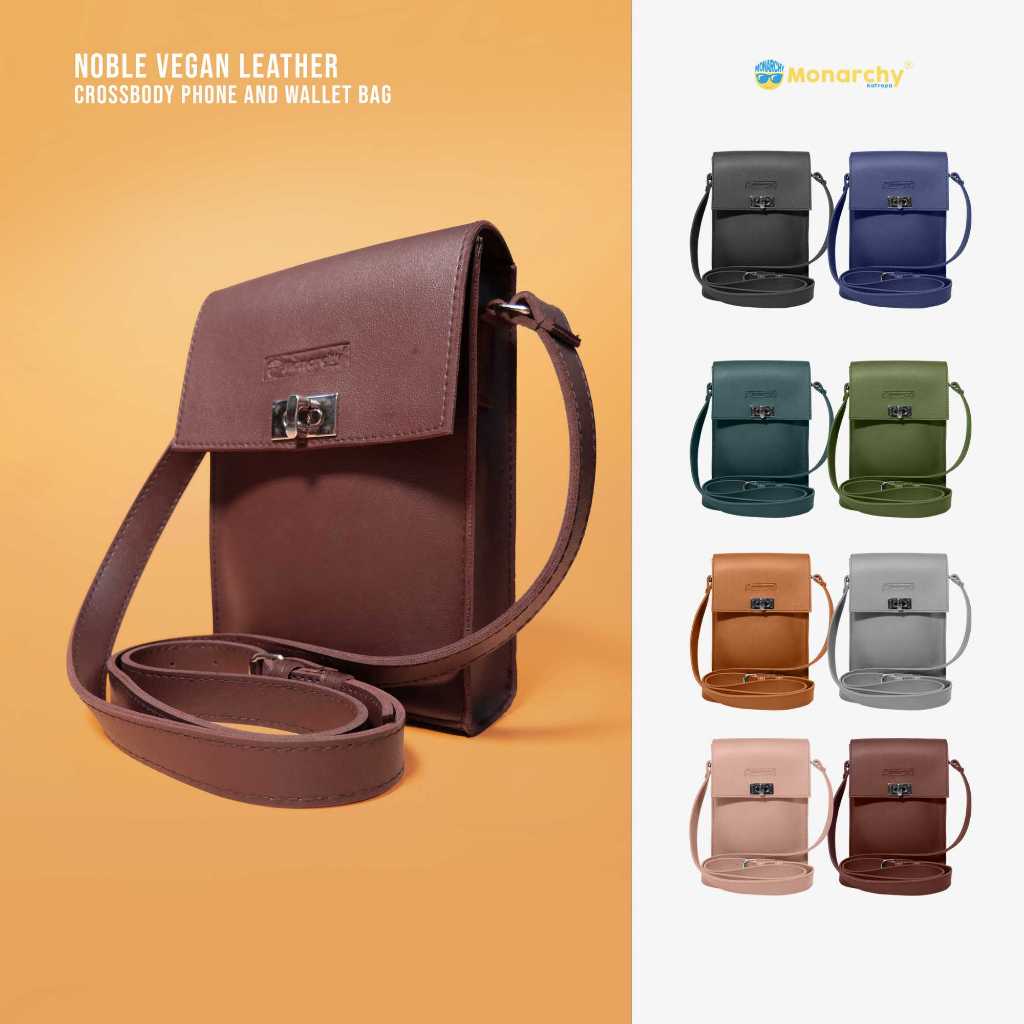 Monarchy NOBLE Vegan Leather Crossbody Phone and Wallet Bag ...