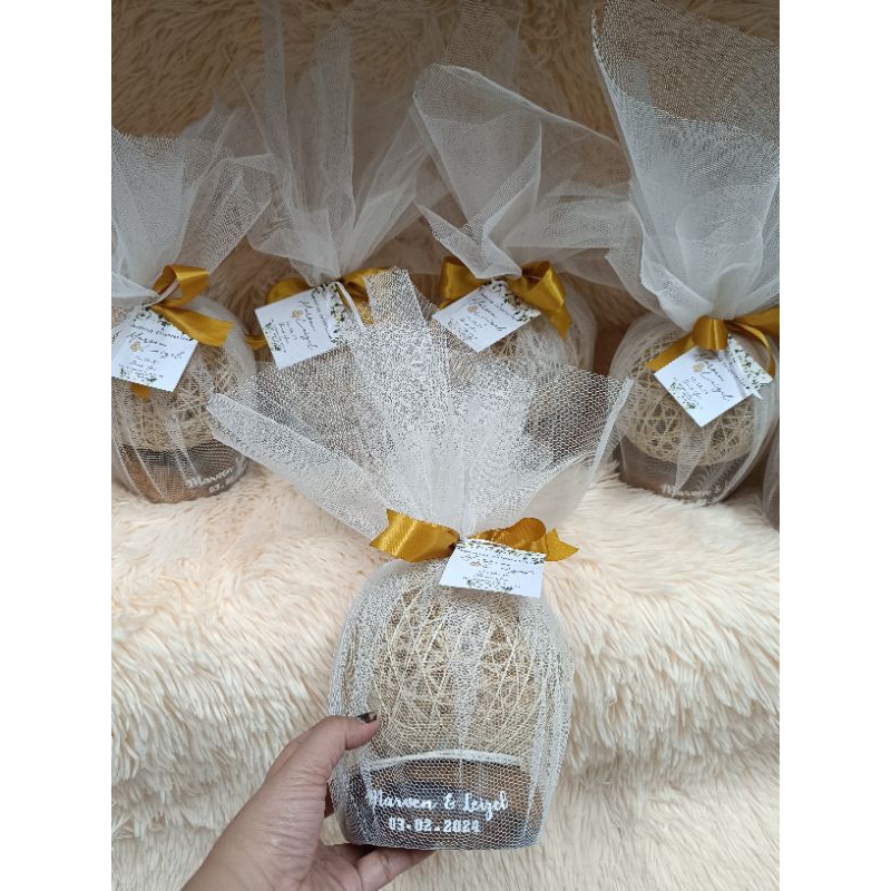 Personalized Abaca Lamp | Souvenirs | Party Favors | Giveaways | Shopee ...