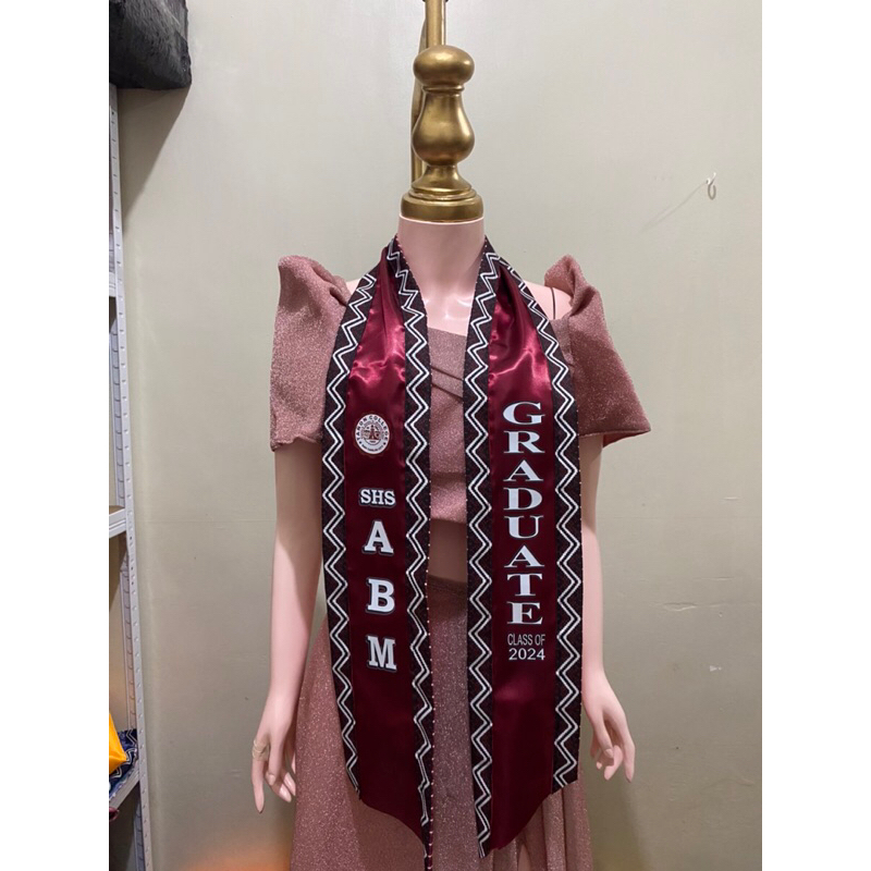 STOLA (graduation sablay) Zigzag linings | Shopee Philippines