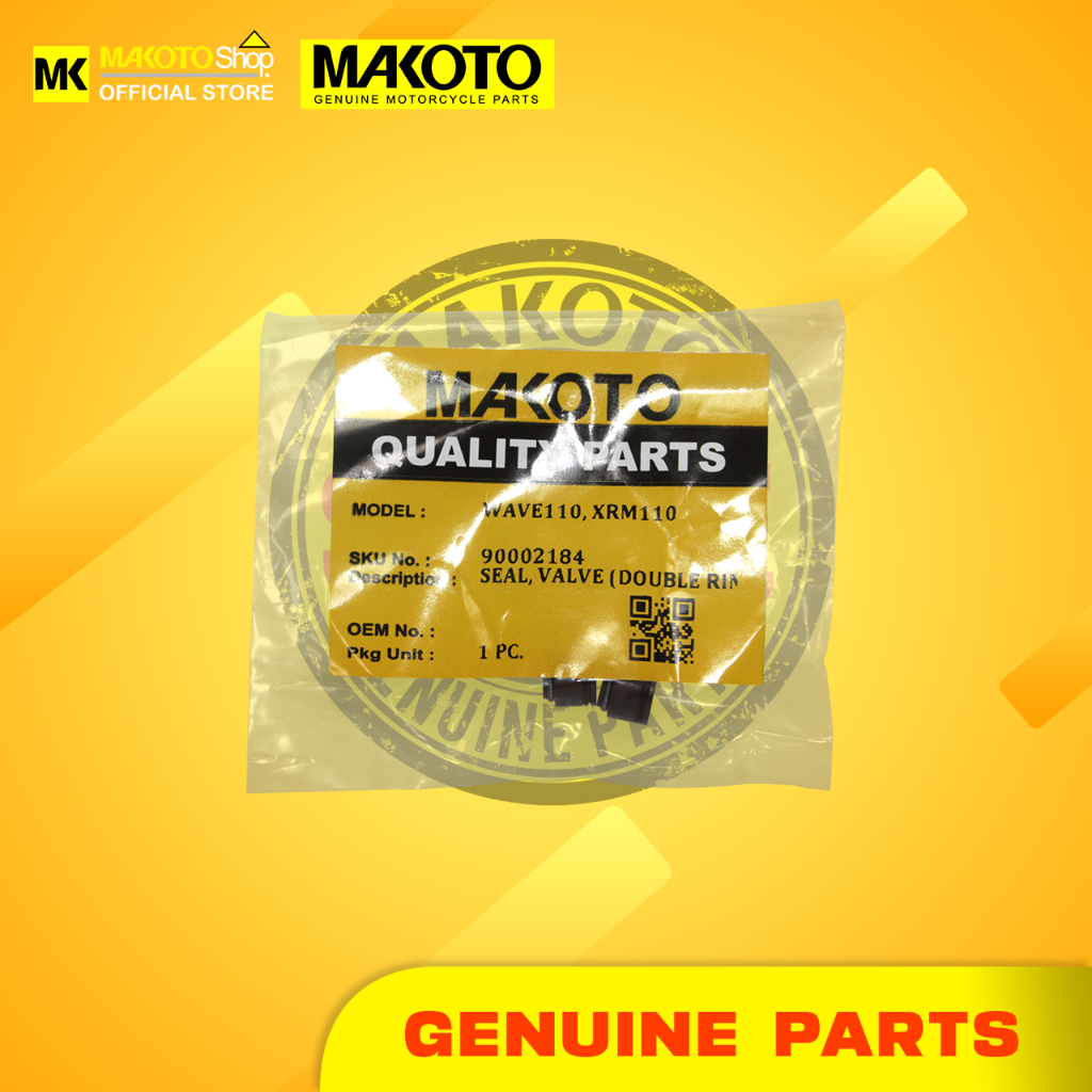 Makoto Valve Seal Motorcycle (Double Ring) (Xrm 110, Wave 110) | Shopee ...