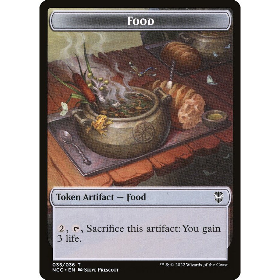 MTG Singles: Food // Citizen Double-sided Token - Commander: Streets of ...