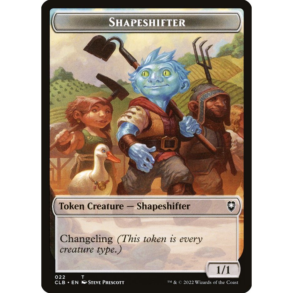 MTG Singles: Shapeshifter (022) // Clue Double-sided Token - Commander ...