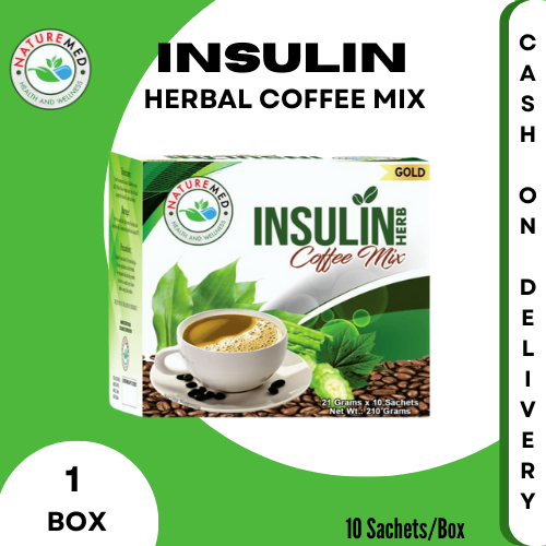 1 BOX INSULIN COFFEE MIX with Insulin Plant and Herbal Extract | Shopee ...