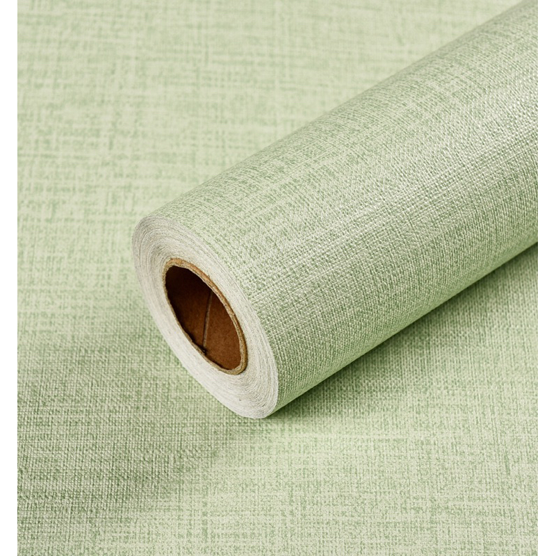 Waterproof Wallpaper 10M*45CM PVC Plain color Stripe Paper Pvc Self ...