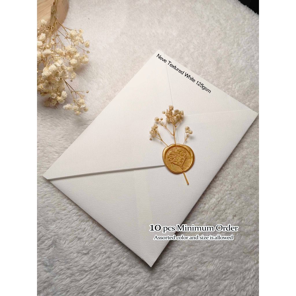 White Envelope for Invitation for wedding Birthday Glossy Matte ...