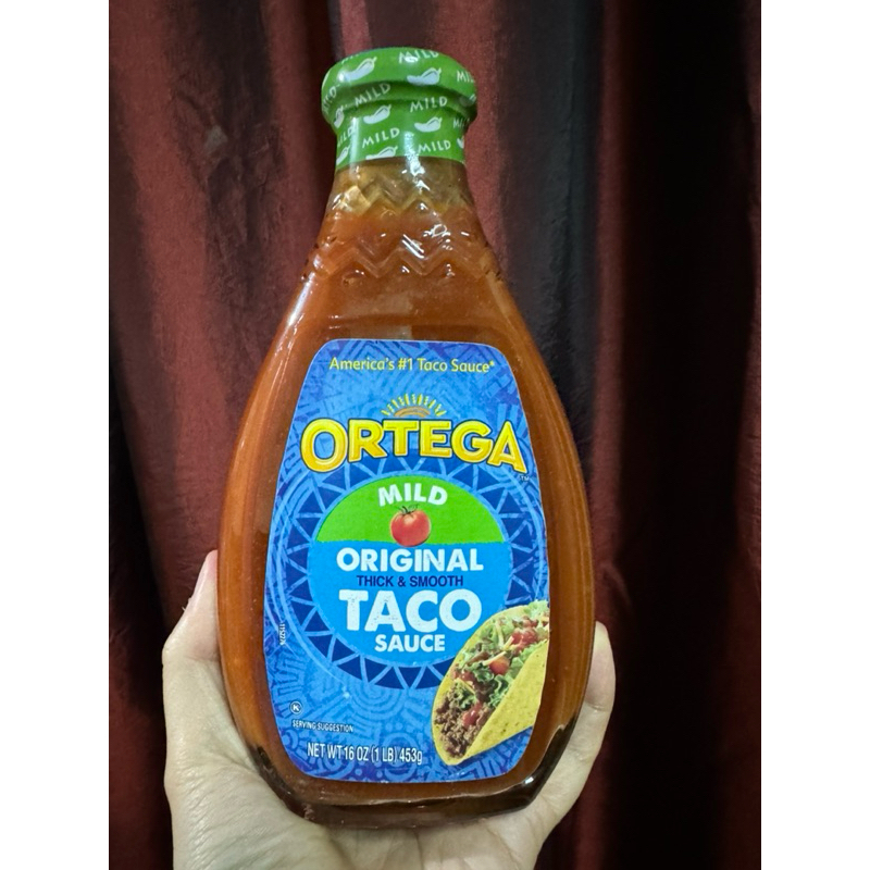 453g Ortega Taco Sauce Original Thick & Smooth MILD America's No.1 Taco ...