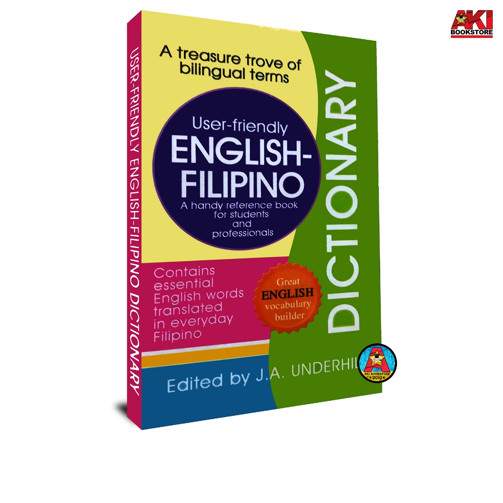 AUTHENTIC English Filipino Dictionary Bilingual Terms Vocabulary ...