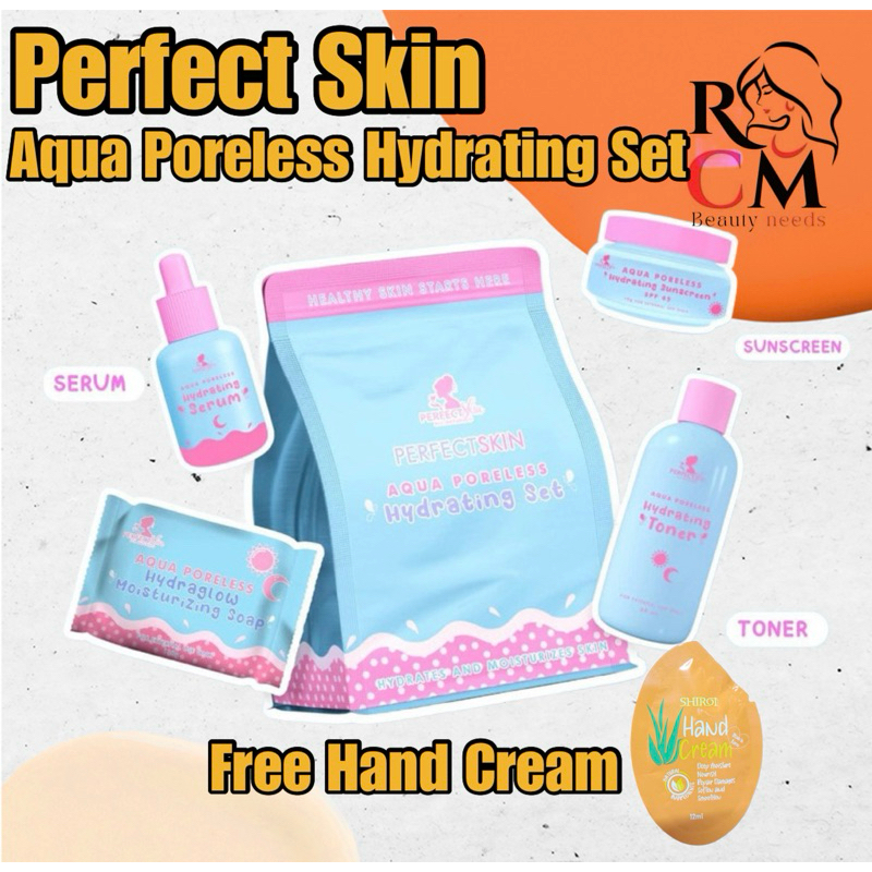 Perfect Skin Aqua Poreless Hydrating Set | Shopee Philippines