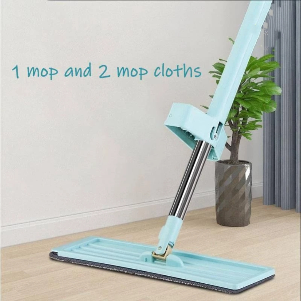 Smart Mop 360 Rotating Lengthen Flat Mop Free Hand Washing Flat Mop ...