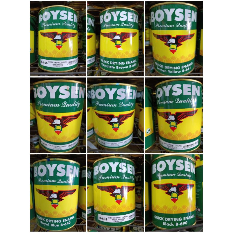 1Liter Boysen Paint Quick Drying Enamel (QDE) | Shopee Philippines