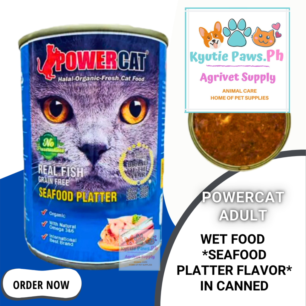 powercat can cat wet food 400g adult and kitten | Shopee Philippines