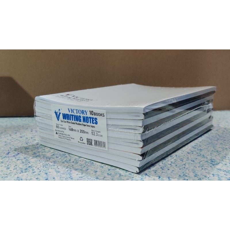 1 Ream Victory Writing Notebook 10 Books 80 Leaves | Shopee Philippines