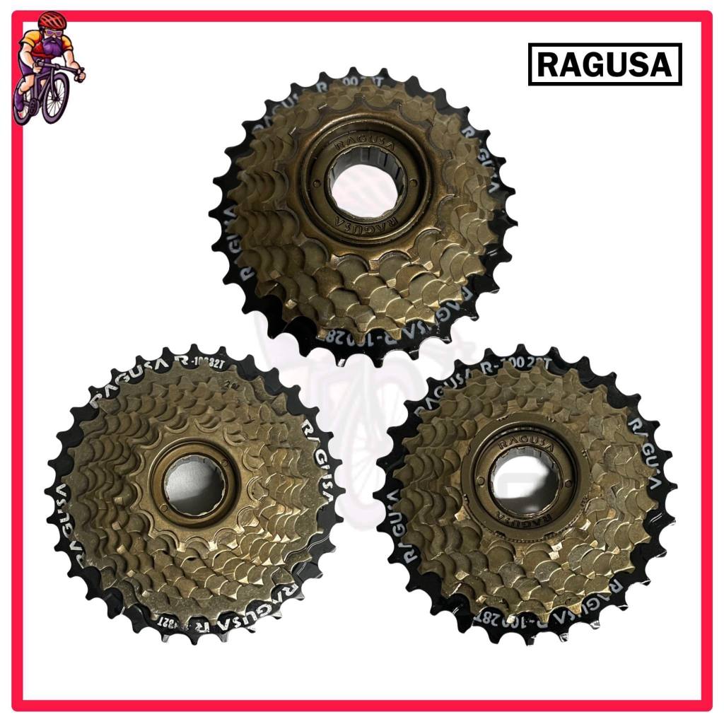 RAGUSA R100 Bicycle Thread Type Sprocket Cogs 6s/7s/8s/9speed 28-32T ...