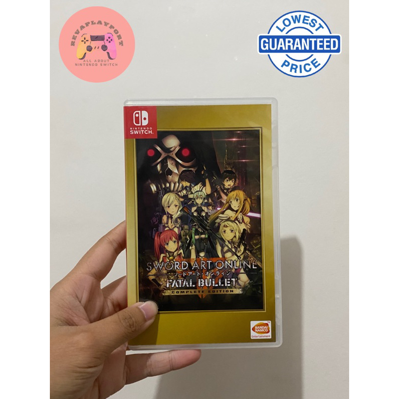 Nintendo Switch Sword Art Online Fatal Bullet Complete Edition | Shopee ...