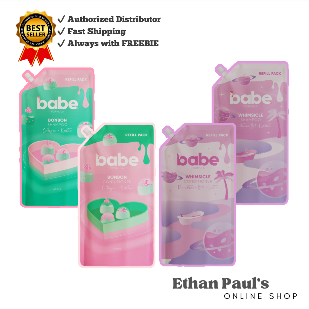 Babe Formula BONBON SHAMPOO & CONDITIONER 400ml REFILL PACK | Shopee ...