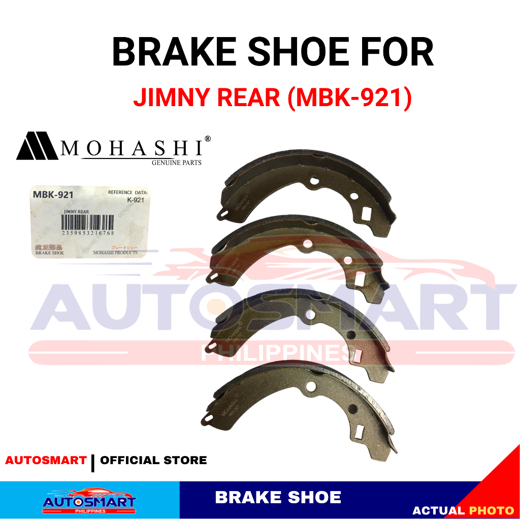BRAKE SHOE FOR JIMNY REAR (MBK-921) | Shopee Philippines
