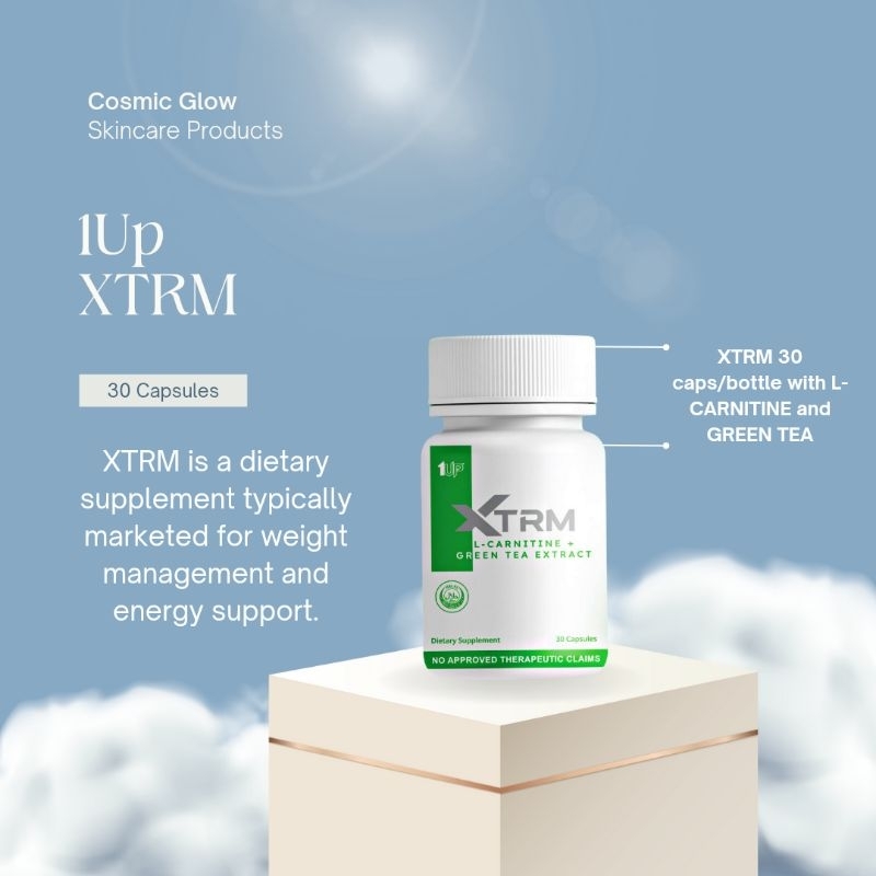 1Up XTRM L-Carnitine + Green tea extract 30 capsules | Shopee Philippines