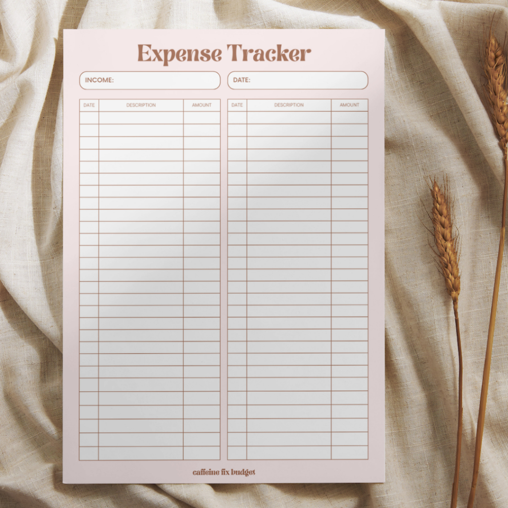 Expense Tracker notepad for Cash Stuffing | Shopee Philippines