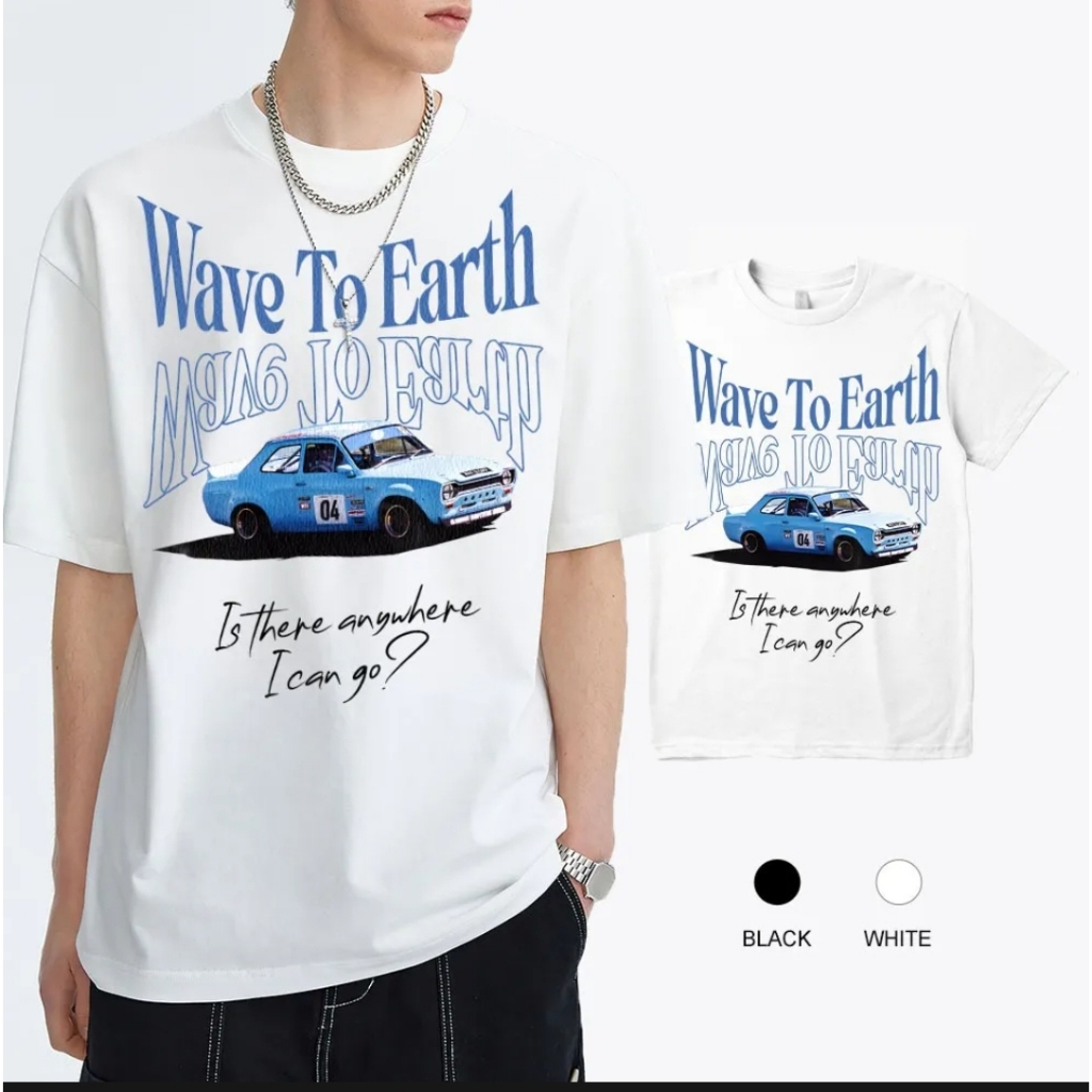 WAVE TO EARTH SHIRT - PUEBLO INSPIRED TEE TSHIRT Extra thick 220gsm ...