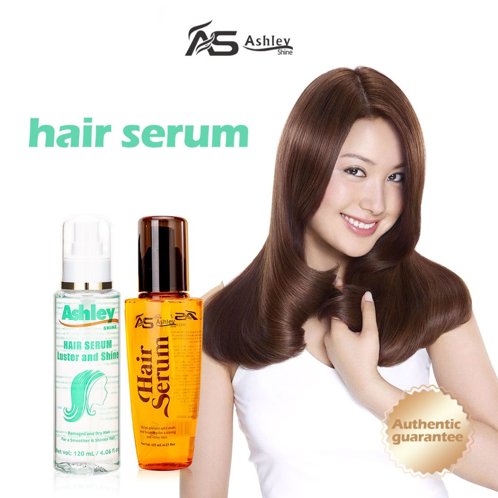 Ashley Shine Hair Serum Good for Dry Frizzy Damaged Hair Care Treatment Hair Serum 120ml AS-H001 ...