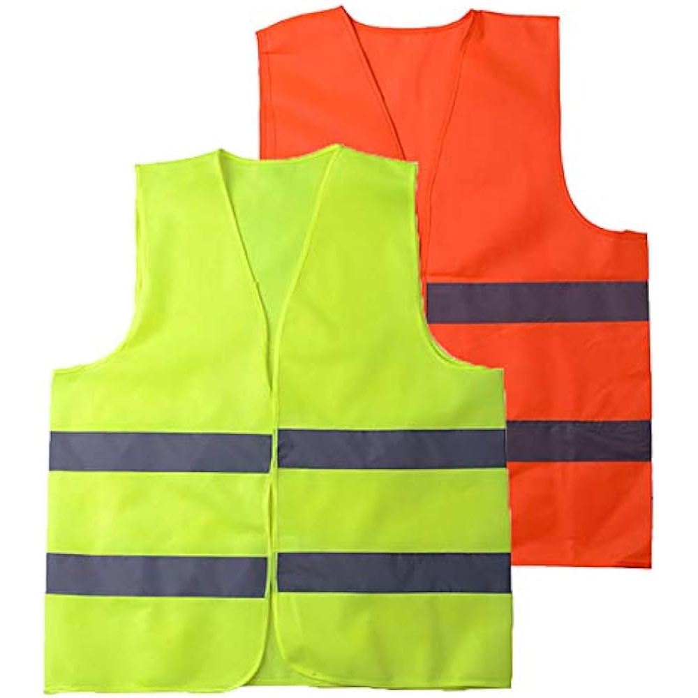 Reflectorized Safety vest neon color construction traffic vest for high ...