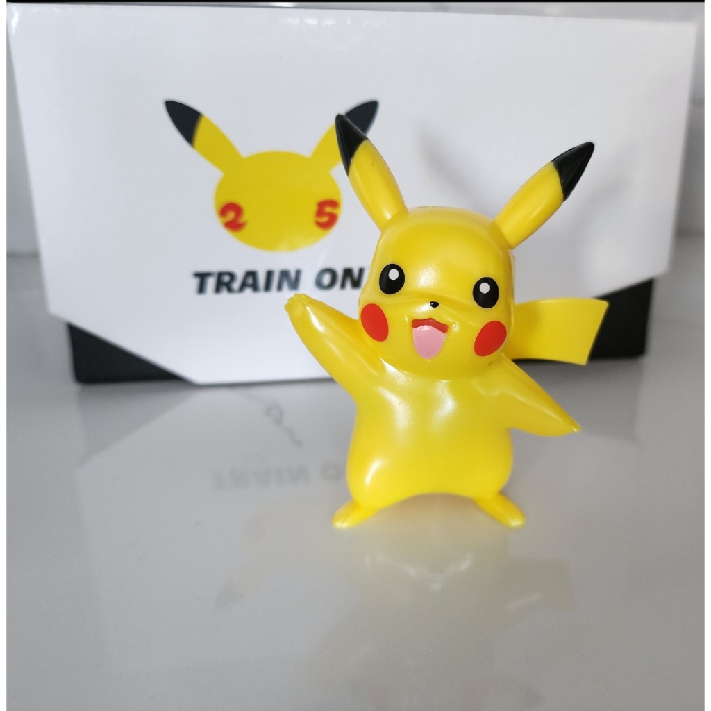 Pokemon official figures Pikachu Metallic | Shopee Philippines