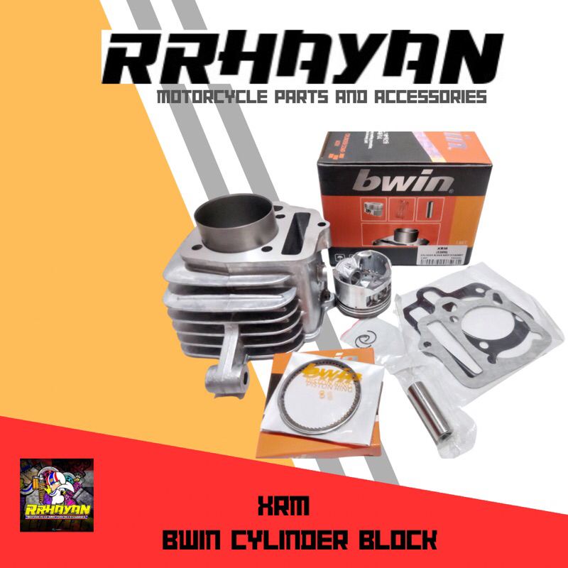 BWIN CYLINDER BLOCK FOR XRM 110 (53mm) | Shopee Philippines