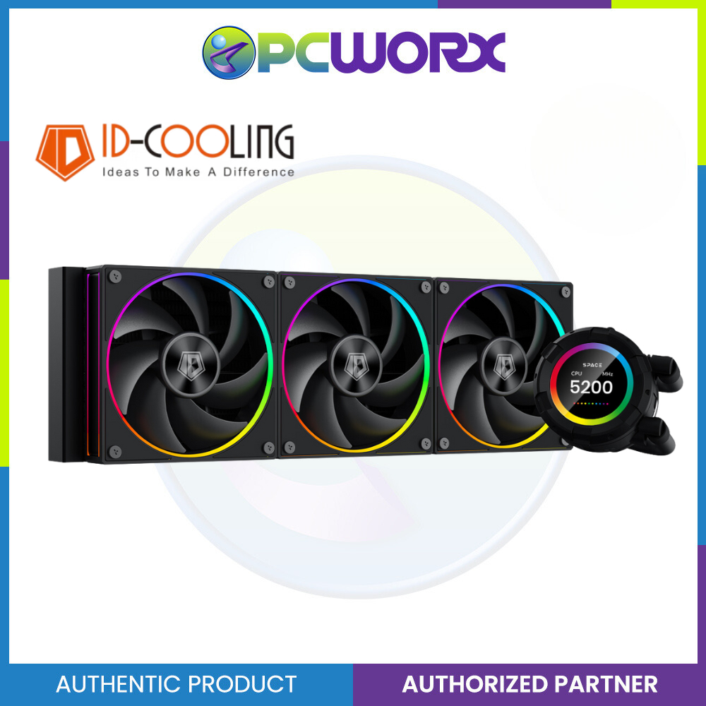ID Cooler Space SL 360 LCD Aio Cooler White CPU Cooler | 360MM LCD AIO ...