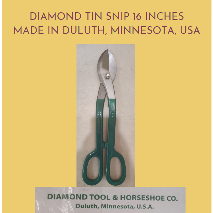 Tin Snip Gunting Yero 16" Diamond Tool Brand Made in USA Authentic ...